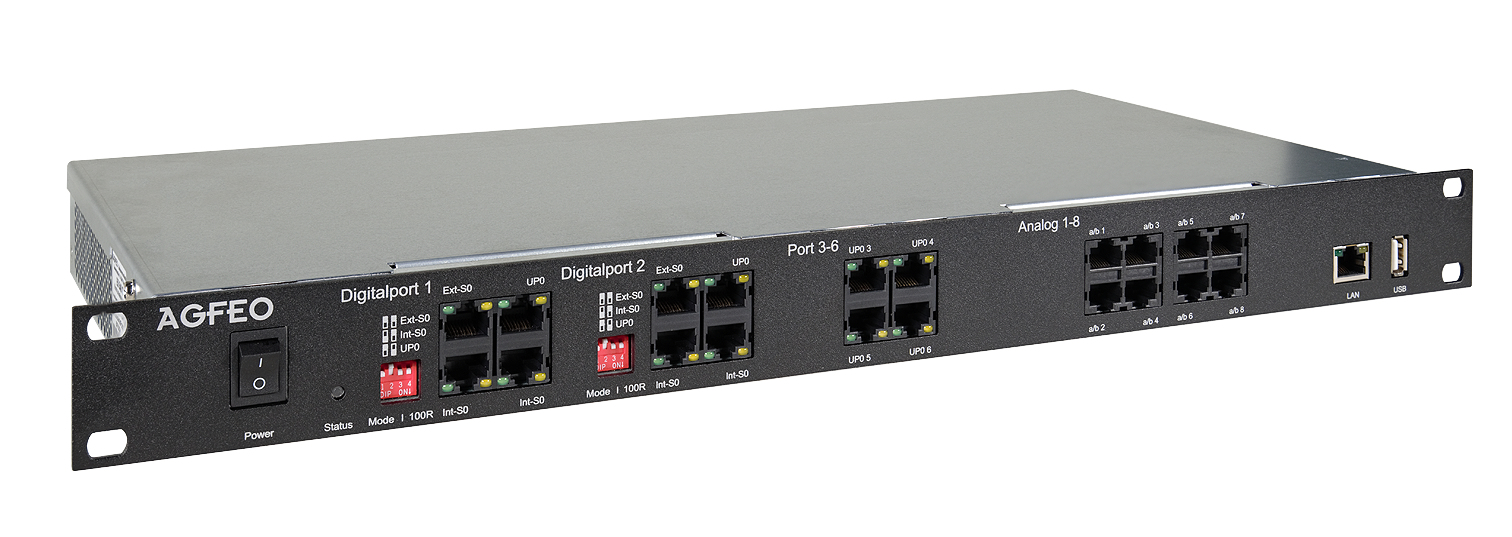 AGFEO ES 628 IT - Hybrid PBX - 1U - in Rack montierbar, AGFEO, 6101419, 4021972014198 | 25NOW ...